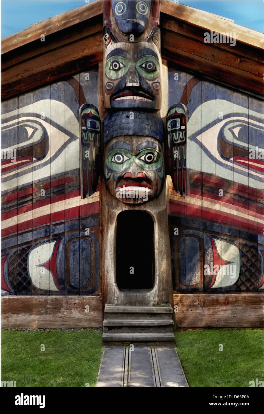 Alaskan native heritage center hi-res stock photography and images - Alamy