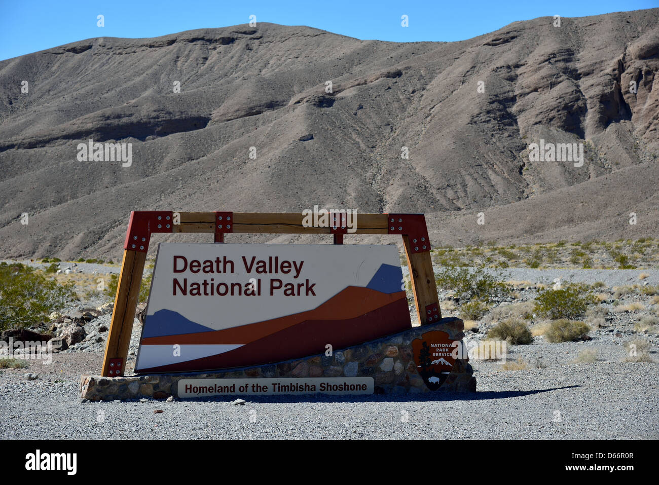 Death valley national park sign hi-res stock photography and images - Alamy