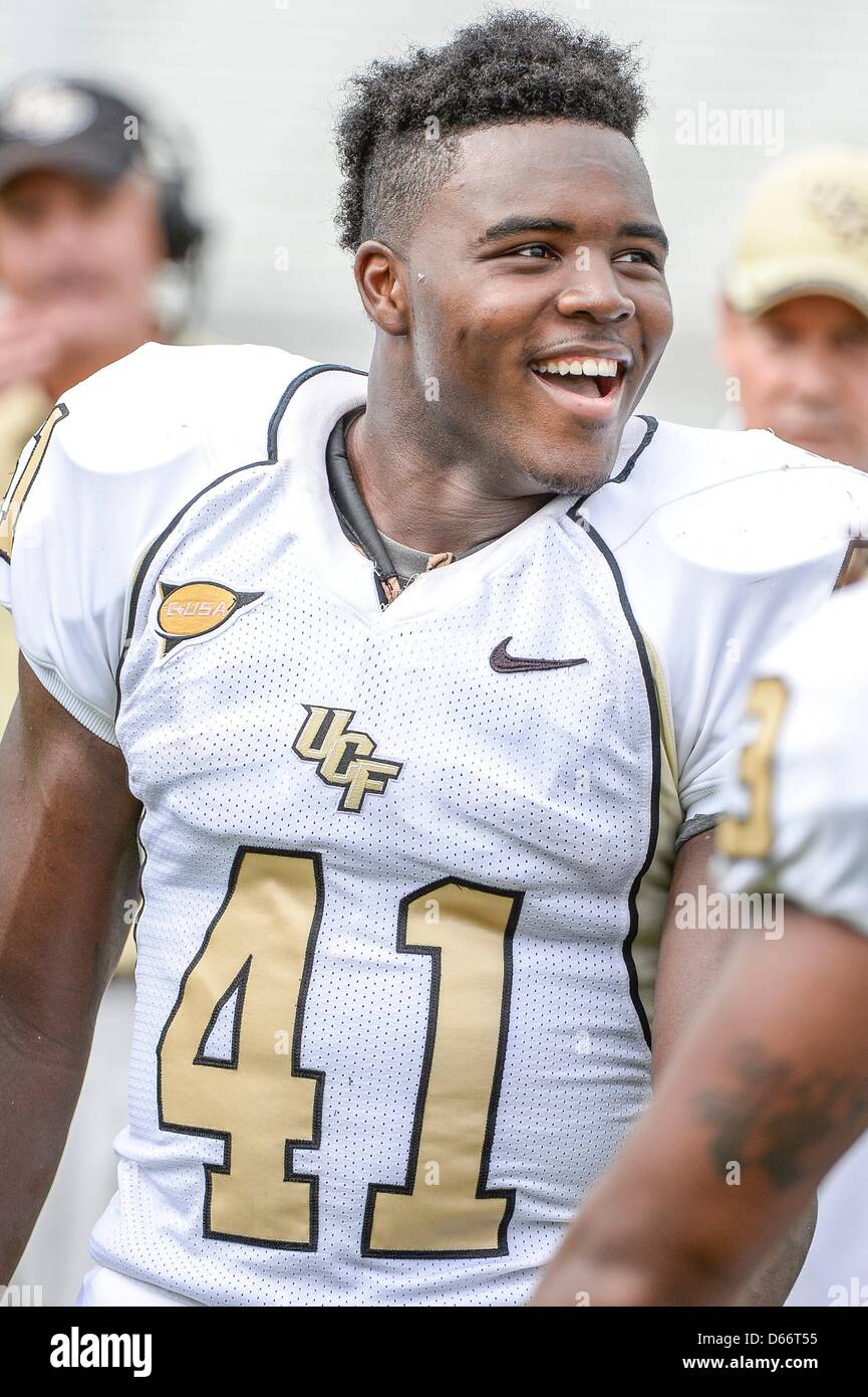 April 13, 2013: UCF Knights linebacker Terrance Plummer (41) during UCF ...