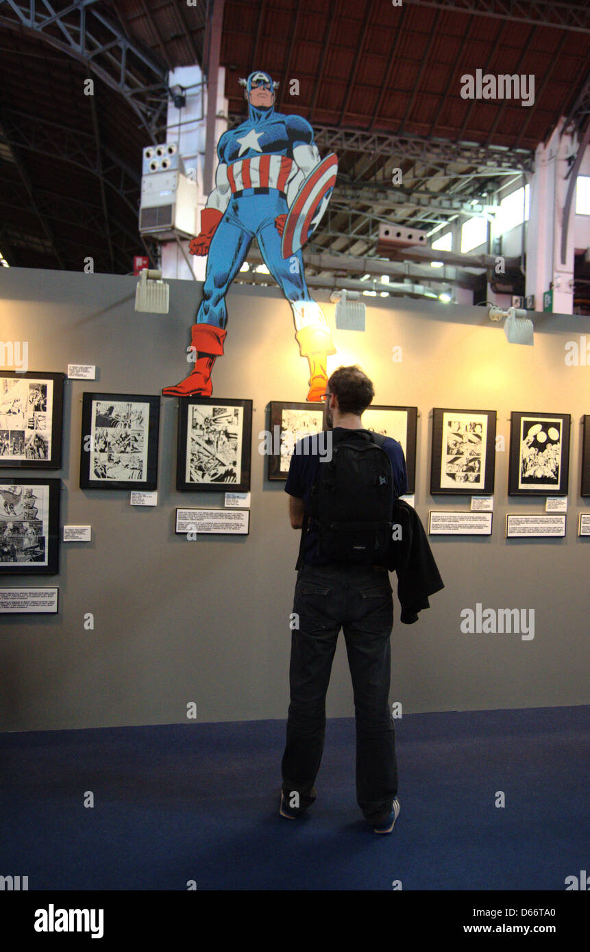 Barcelona, Spain. 12 April 2013. The 31th International Comic Fair of ...