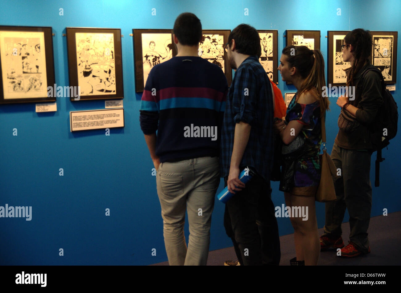 Barcelona, Spain. 12 April 2013. The 31th International Comic Fair of ...