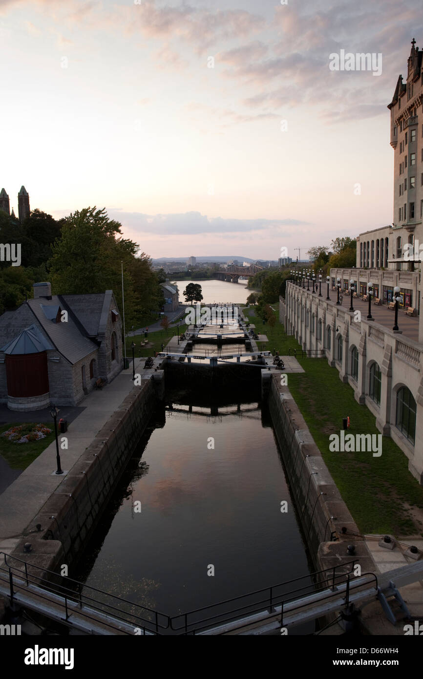 Ottawa lockstation hi-res stock photography and images - Alamy