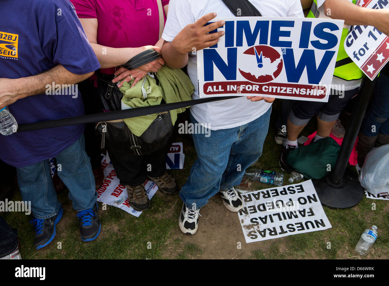 A pro immigration reform rally at the United States Capitol Building ...