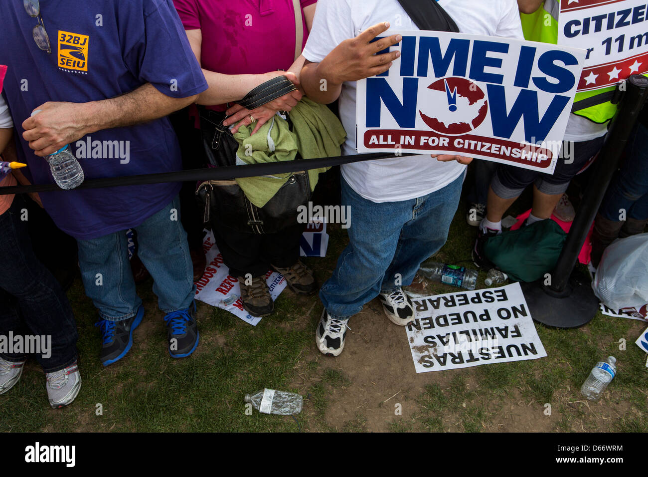 A pro immigration reform rally at the United States Capitol Building ...