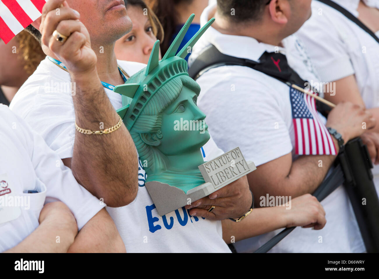 A pro immigration reform rally at the United States Capitol Building ...