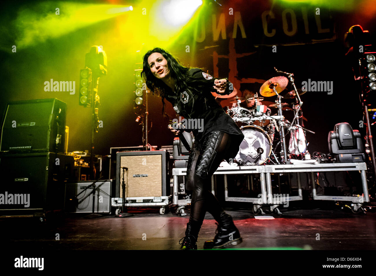 Lacuna coil on stage hi-res stock photography and images - Alamy