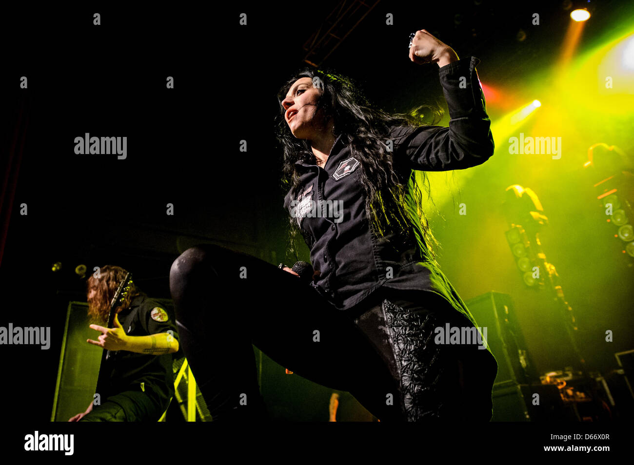 Lacuna coil on stage hi-res stock photography and images - Alamy