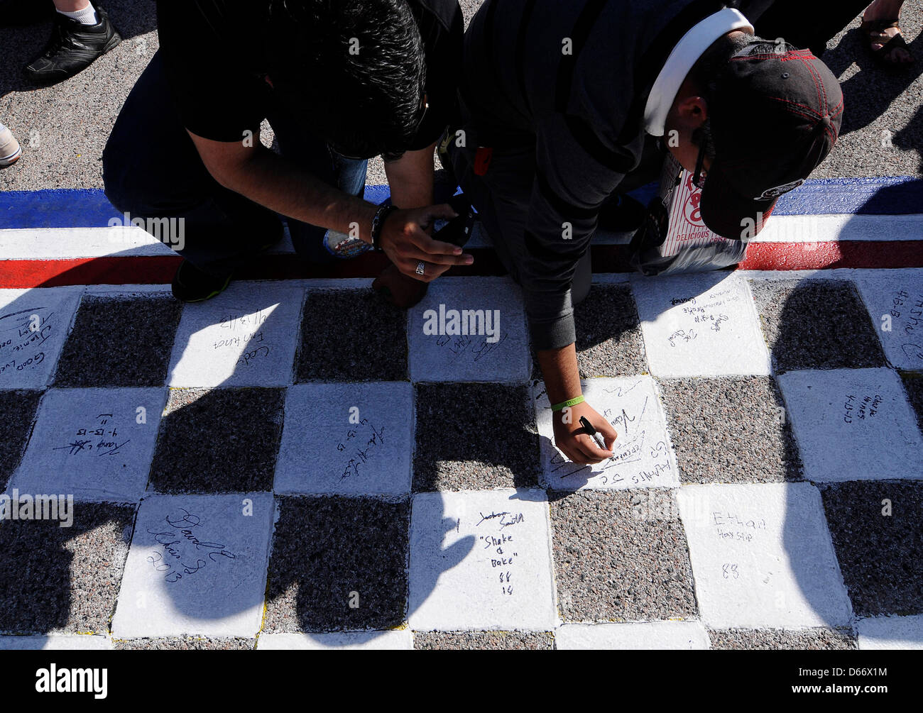 Nascar start finish line hi-res stock photography and images - Alamy