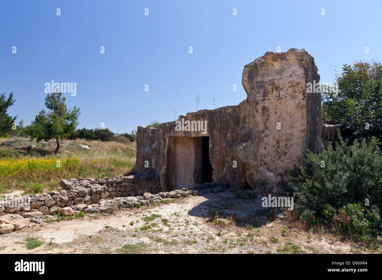 Cyprus, Europe - Tombs of the Kings, Paphos - Tomb 7 Stock Photo - Alamy