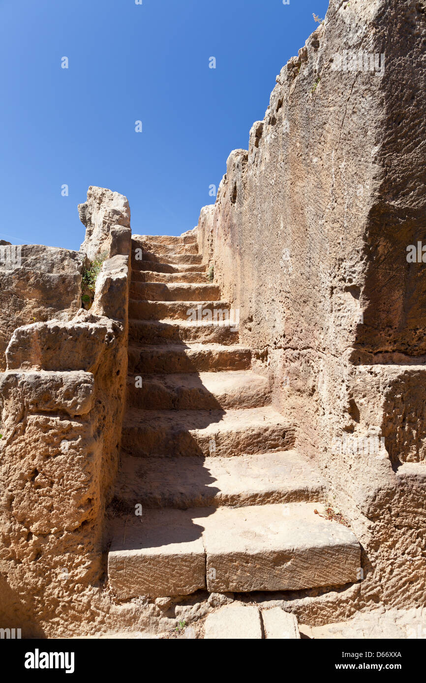 Cyprus, Europe - Tombs of the Kings, Paphos - Tomb 1 Stock Photo - Alamy