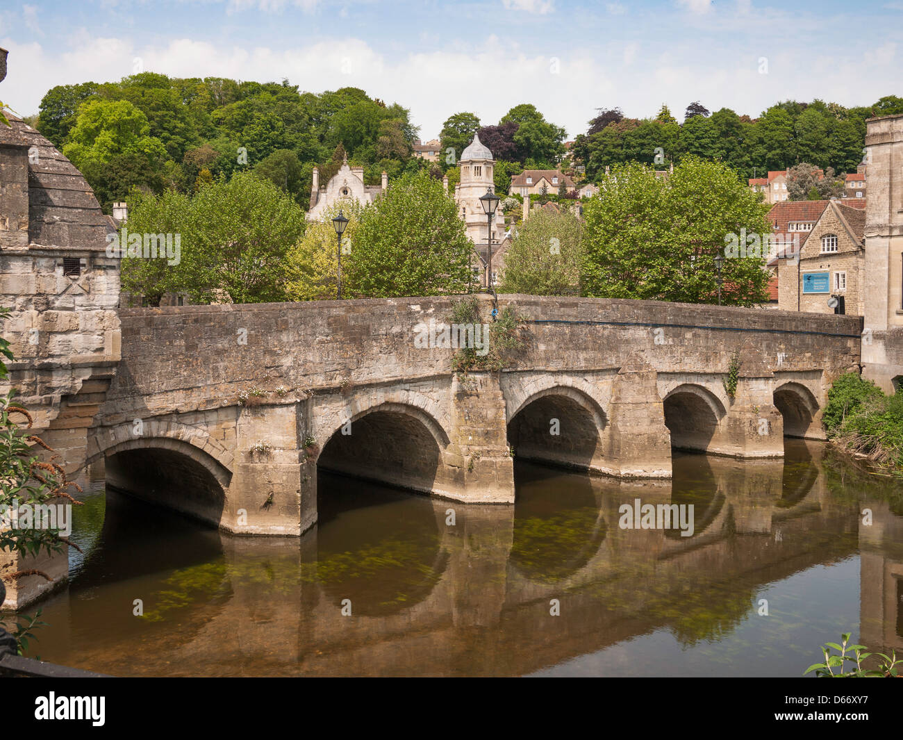 Town Bridge, Bradford on Avon, Wiltshire ,England UK. The small ...