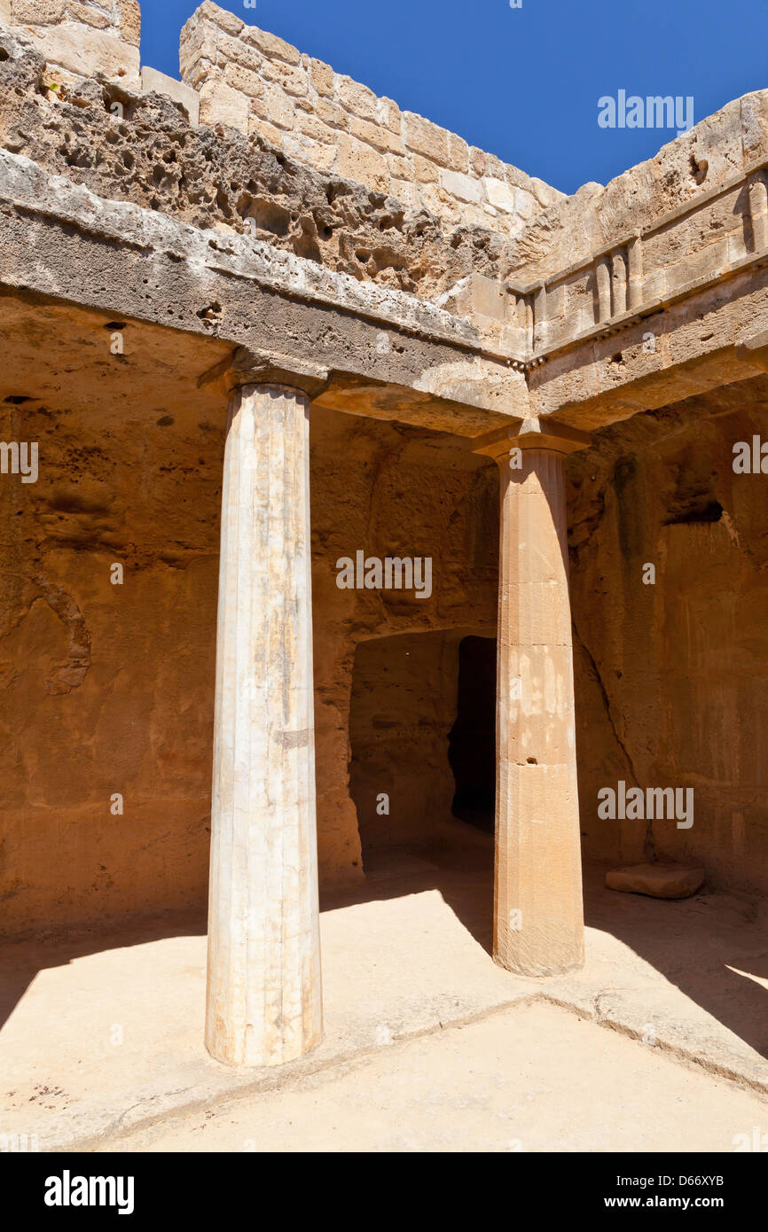 Cyprus, Europe - Tombs of the Kings, Paphos - Tomb 3 Stock Photo - Alamy