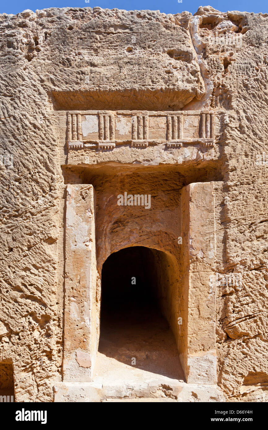 Cyprus, Europe - Tombs of the Kings, Paphos - Tomb 4 Stock Photo - Alamy