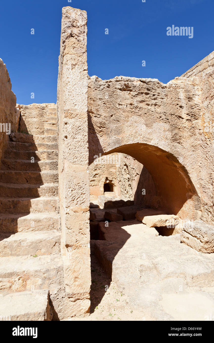 Cyprus, Europe - Tombs of the Kings, Paphos - Tomb 4 Stock Photo - Alamy