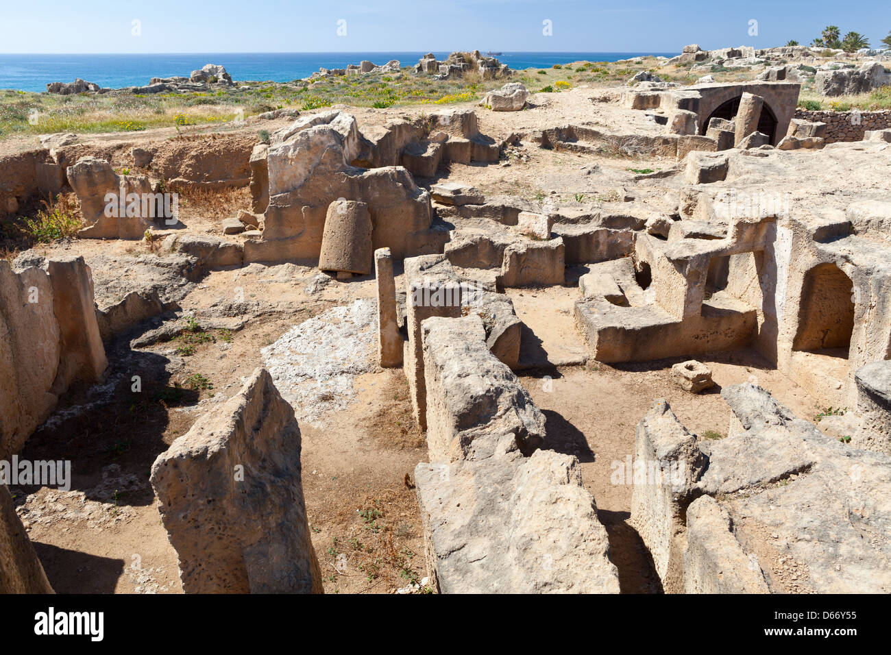 Cyprus, Europe - Tombs of the Kings, Paphos - Tomb 6 Stock Photo - Alamy
