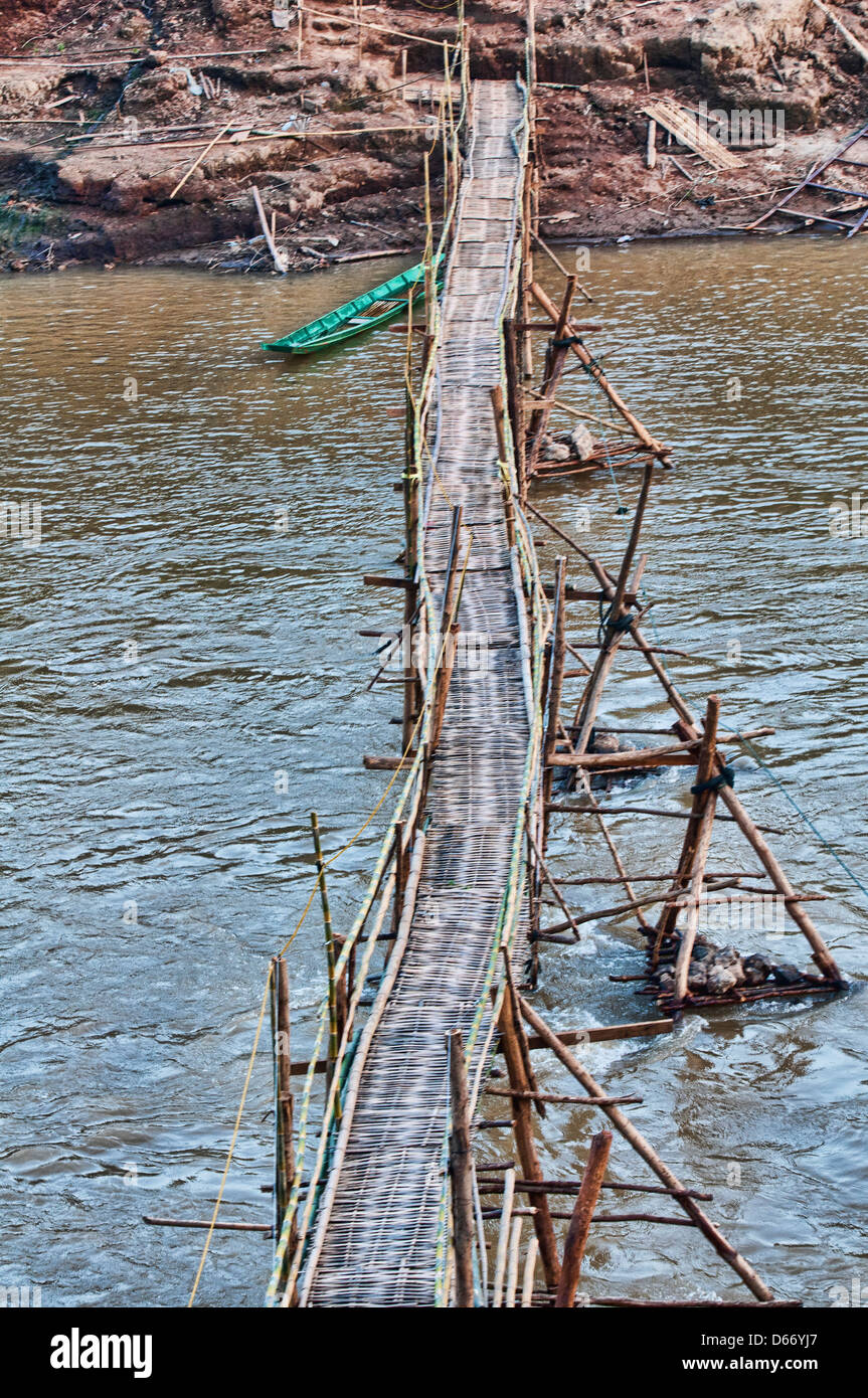 Luang prabang bridge hi-res stock photography and images - Alamy