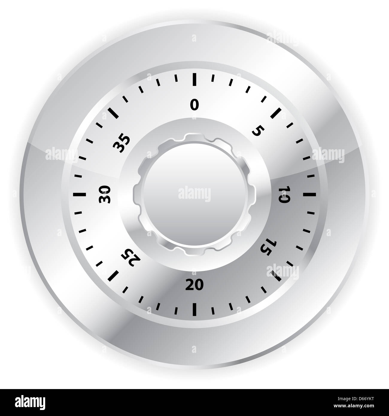 Combination lock on white background. Vector illustration Stock Photo ...