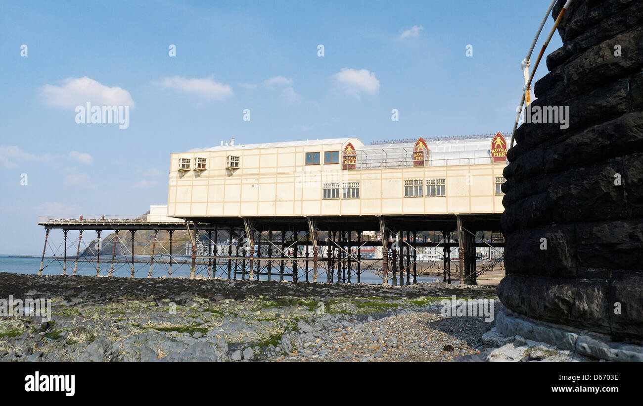 Royal pier in Aberystwyth, Ceredigion Wales, UK Stock Photo - Alamy