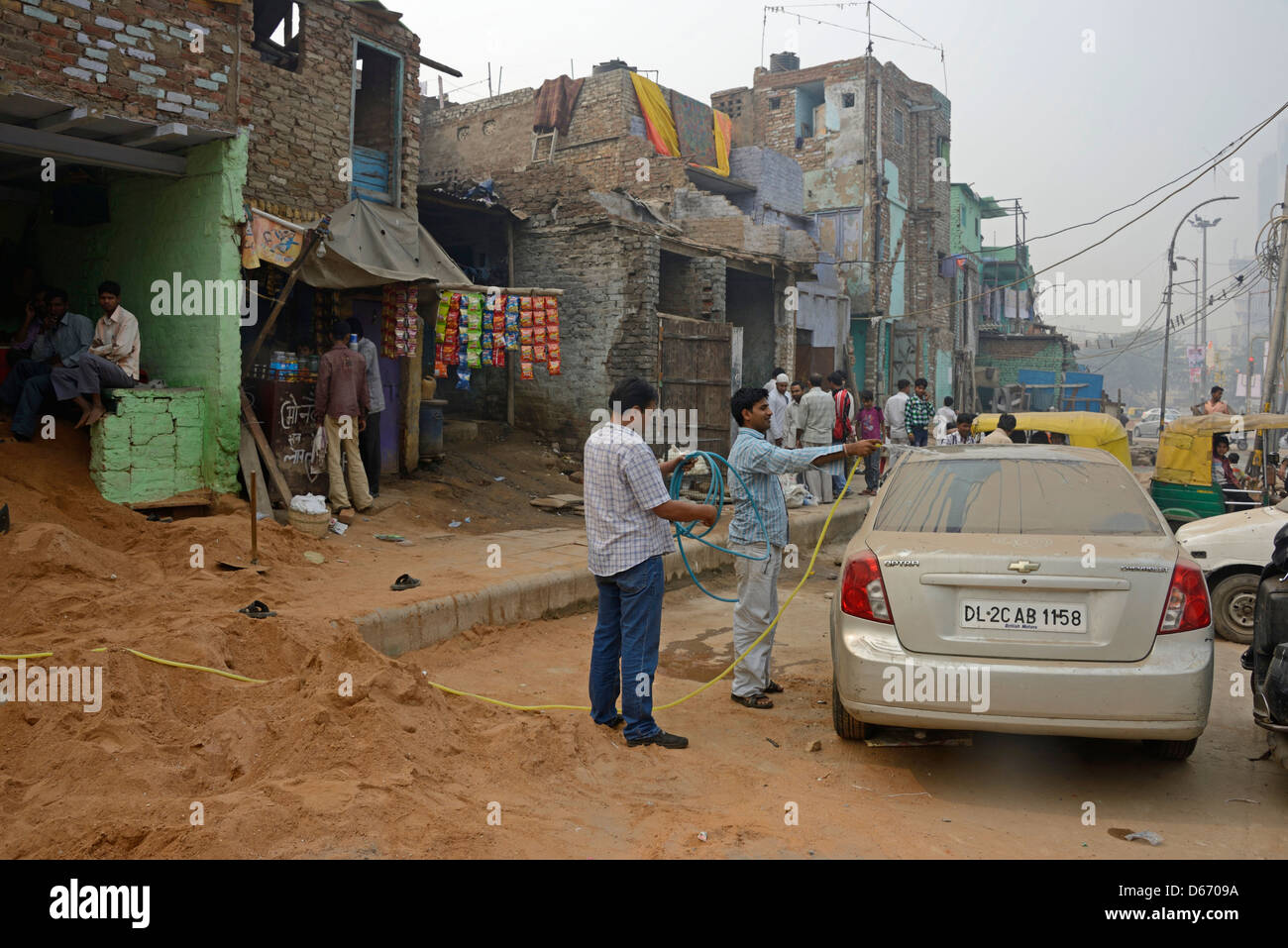 Car pollution india hi-res stock photography and images - Alamy