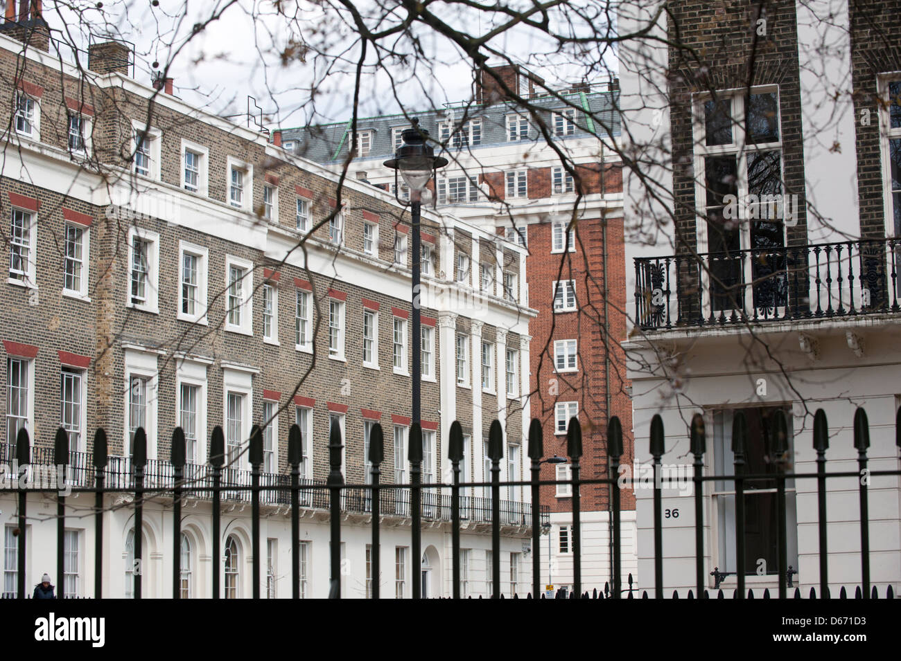 View of Gordon Square, Bloomsbury, London, UK. April Stock Photo - Alamy