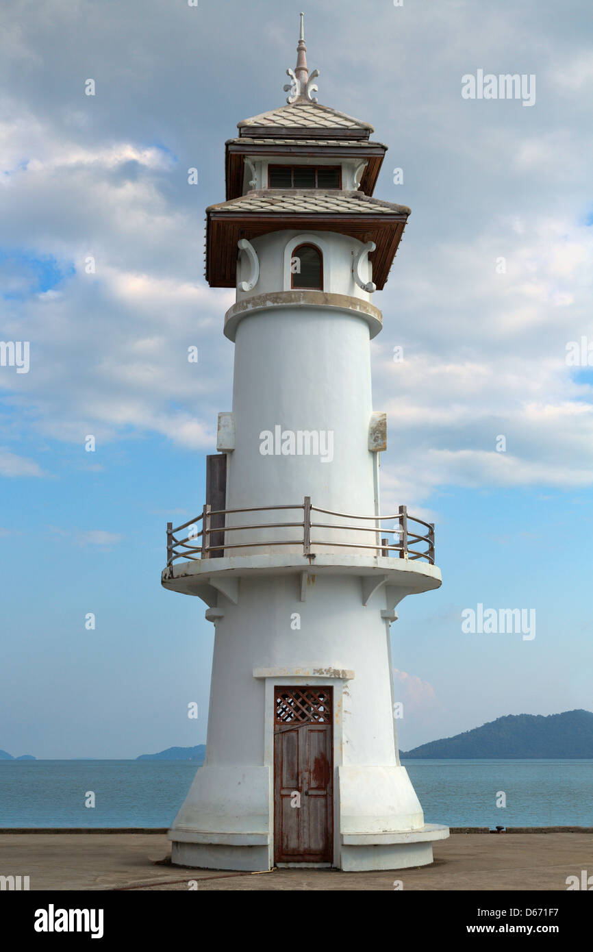 lighthouse on the island of Koh Chang, Thailand Stock Photo - Alamy