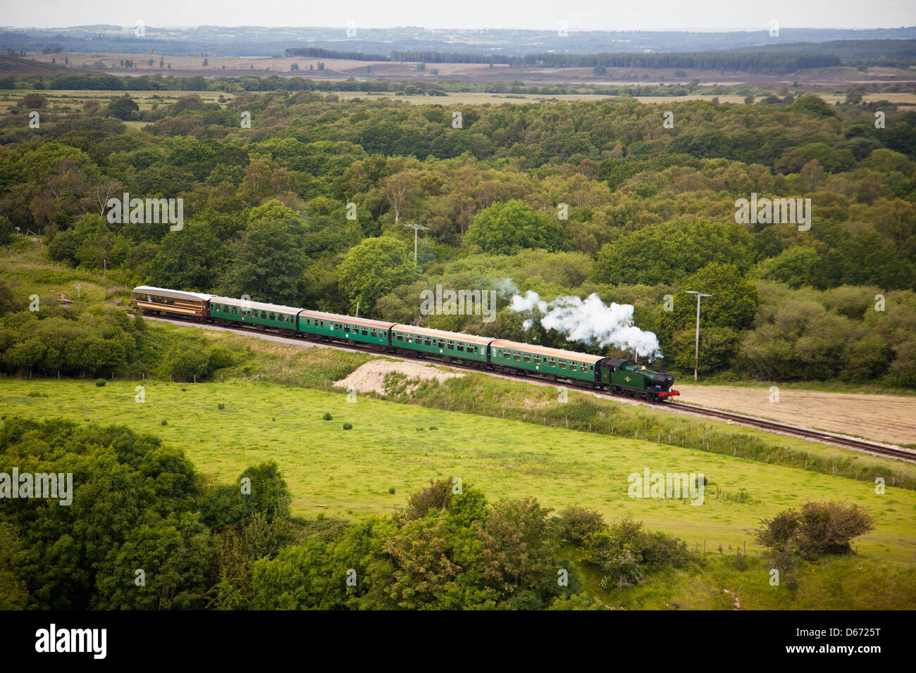 Swanage steam railway corfe hi-res stock photography and images - Alamy