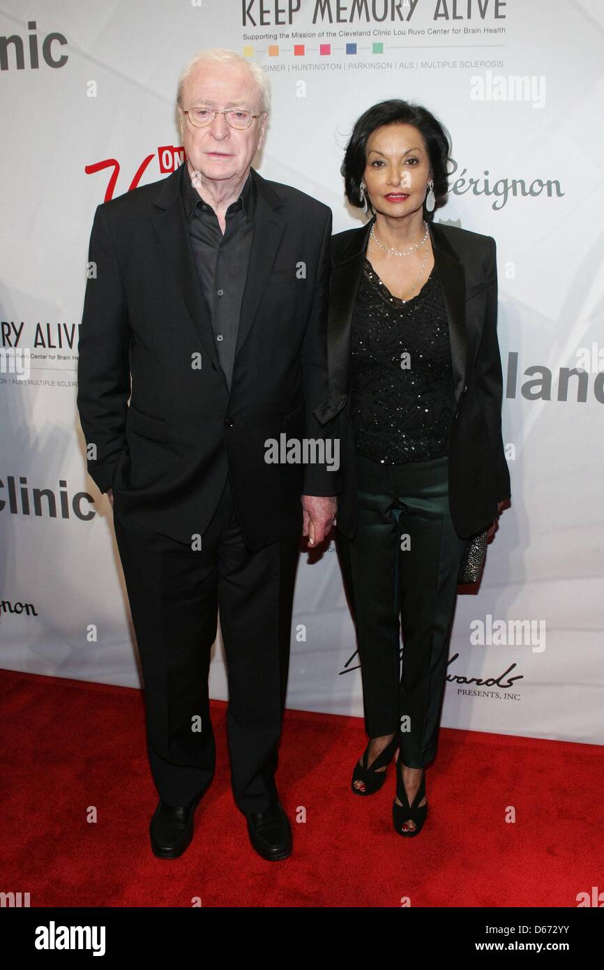 Las Vegas, US. 13 April 2013. Sir Michael Caine, Shakira Caine at ...