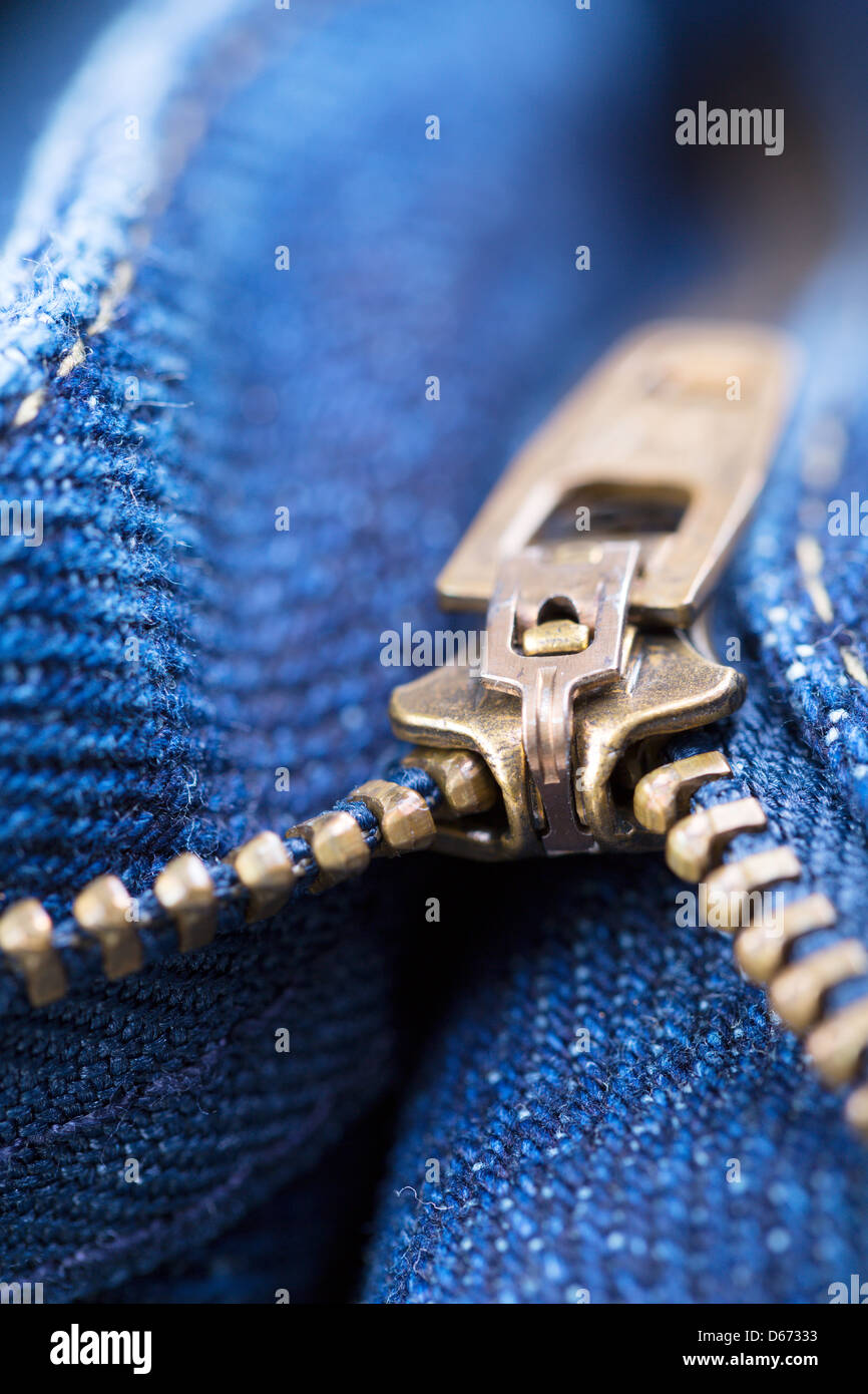 Zipper of jeans hi-res stock photography and images - Alamy