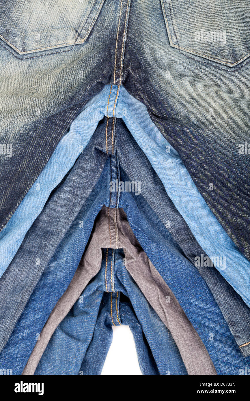 Denim jeans in different hi-res stock photography and images - Alamy