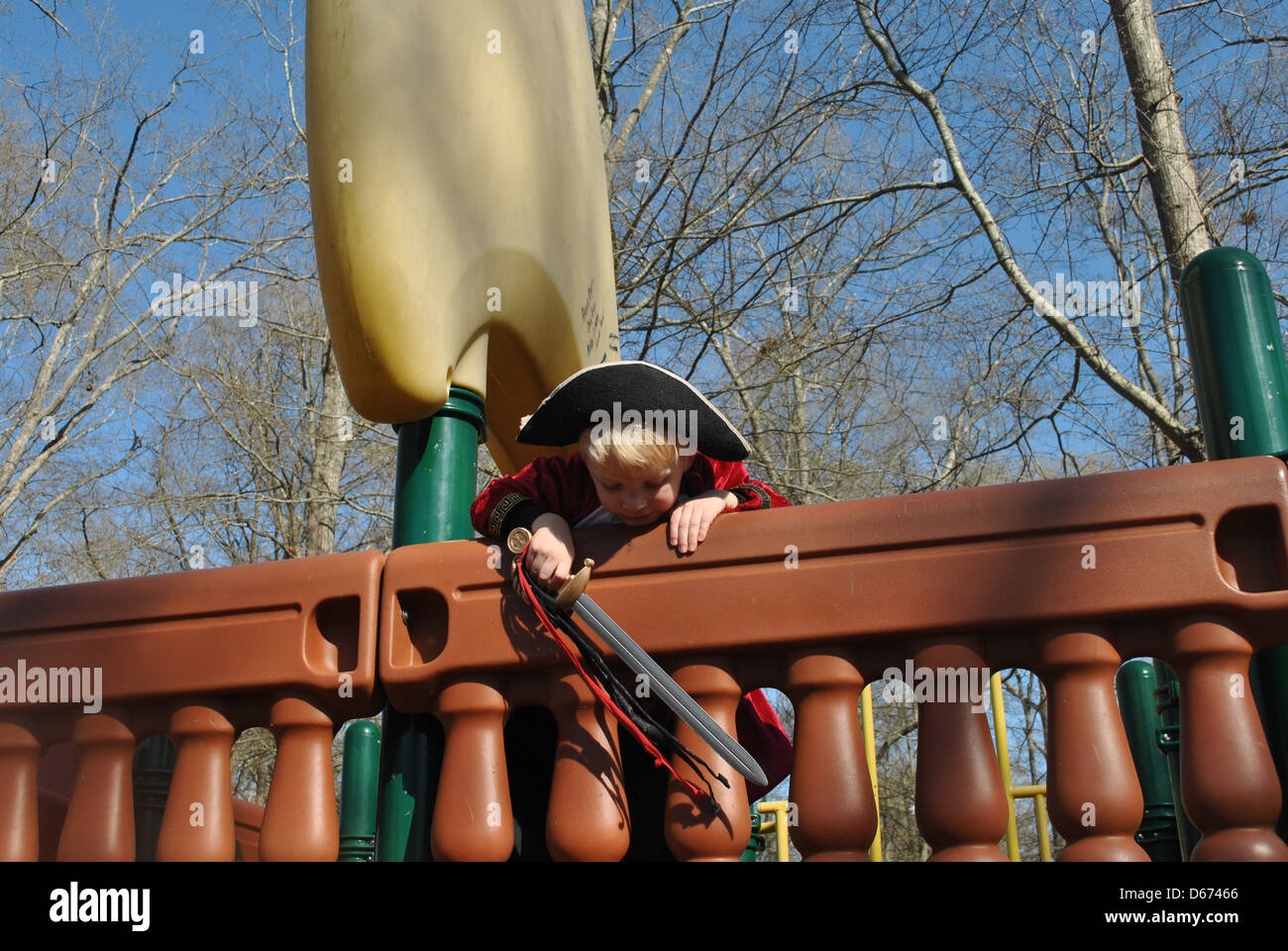 a child playing pirate Stock Photo - Alamy
