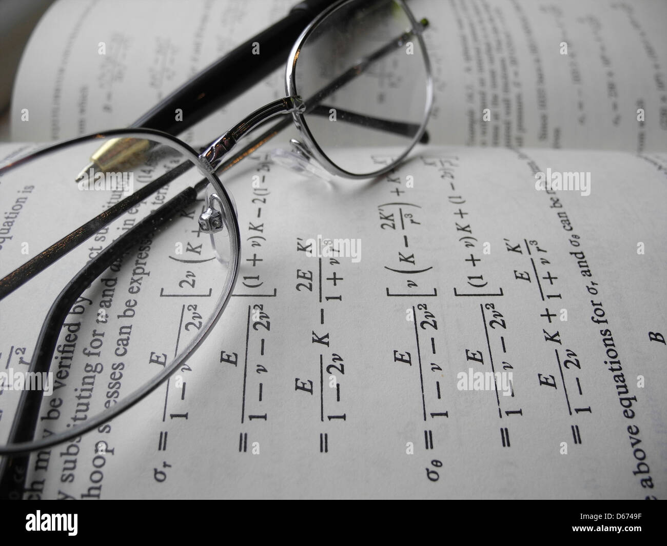 Mathematical equations and calculations for engineering studies and ...