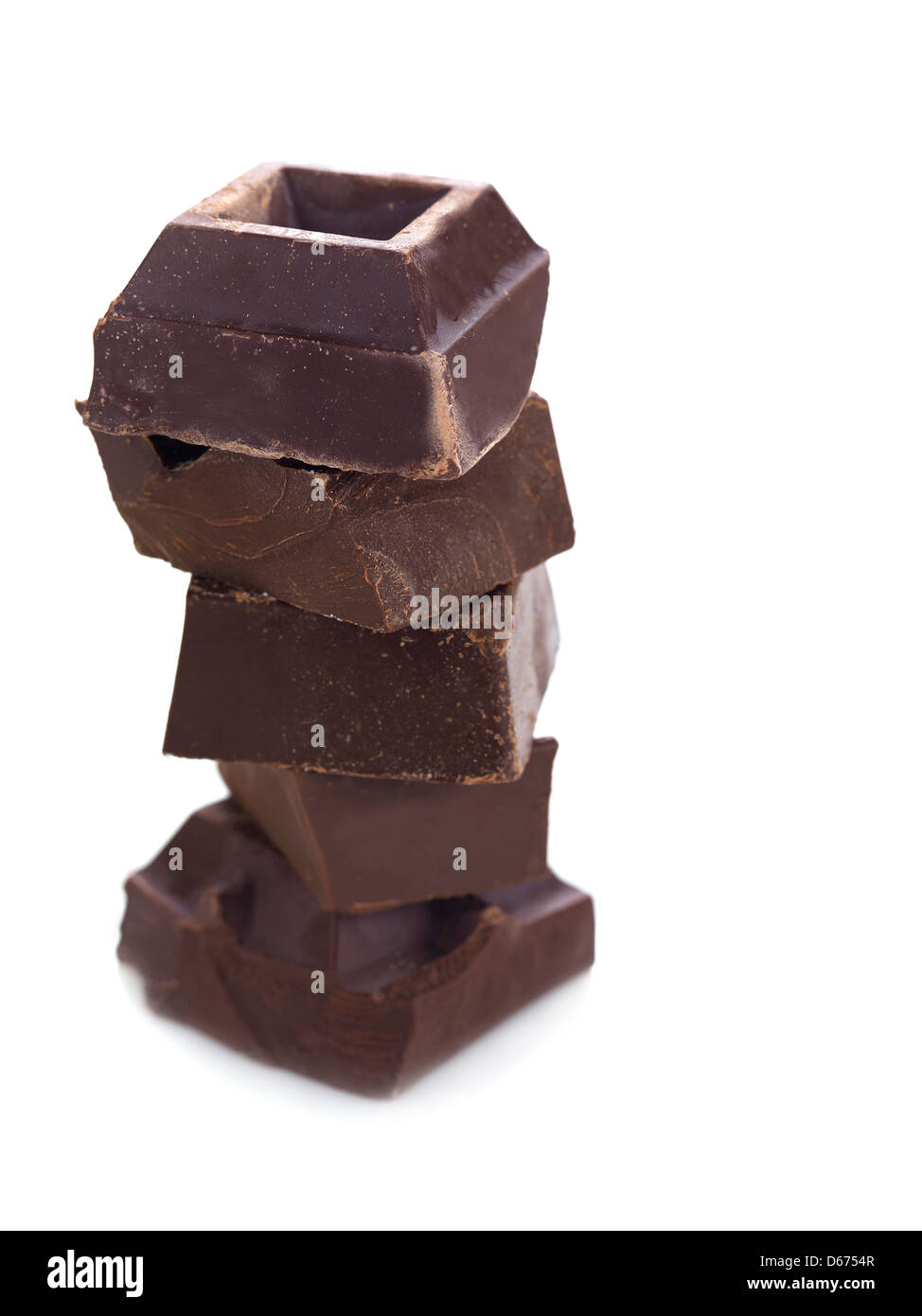 Stack of dark chocolate hi-res stock photography and images - Alamy