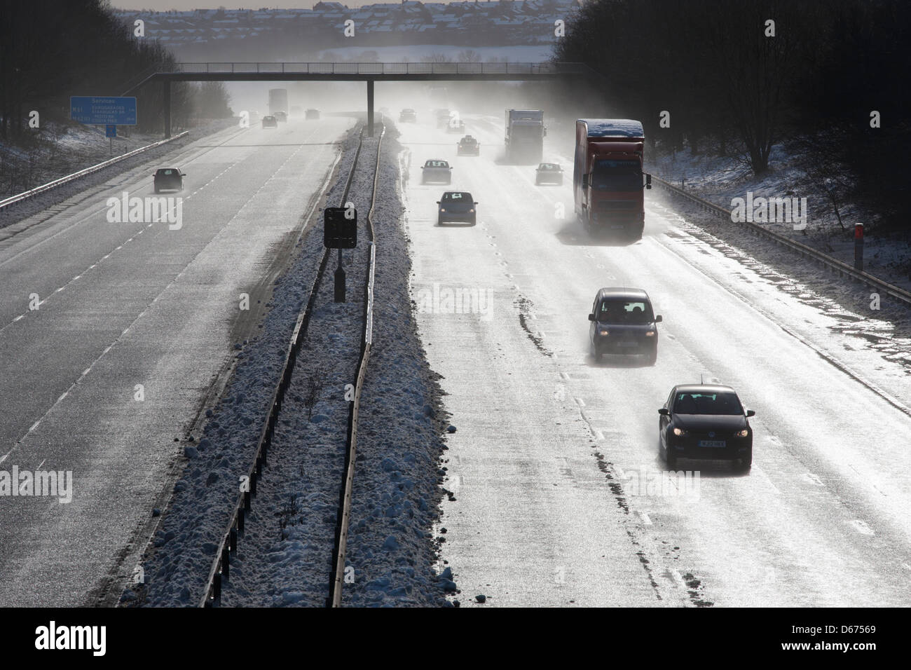 M61 motorway hi-res stock photography and images - Alamy