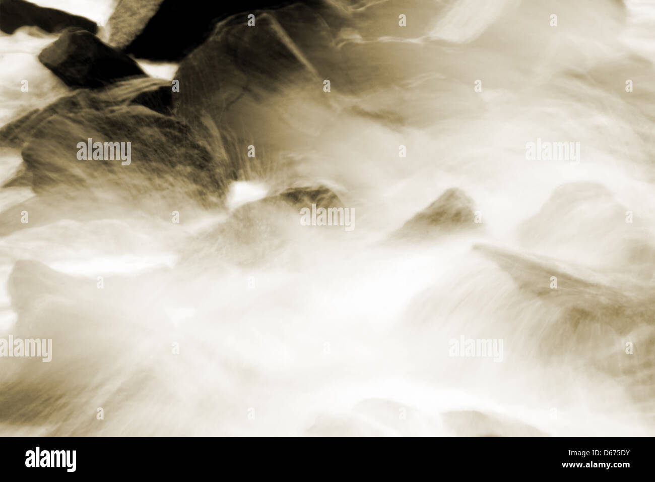 Rushing sea water Stock Photo - Alamy