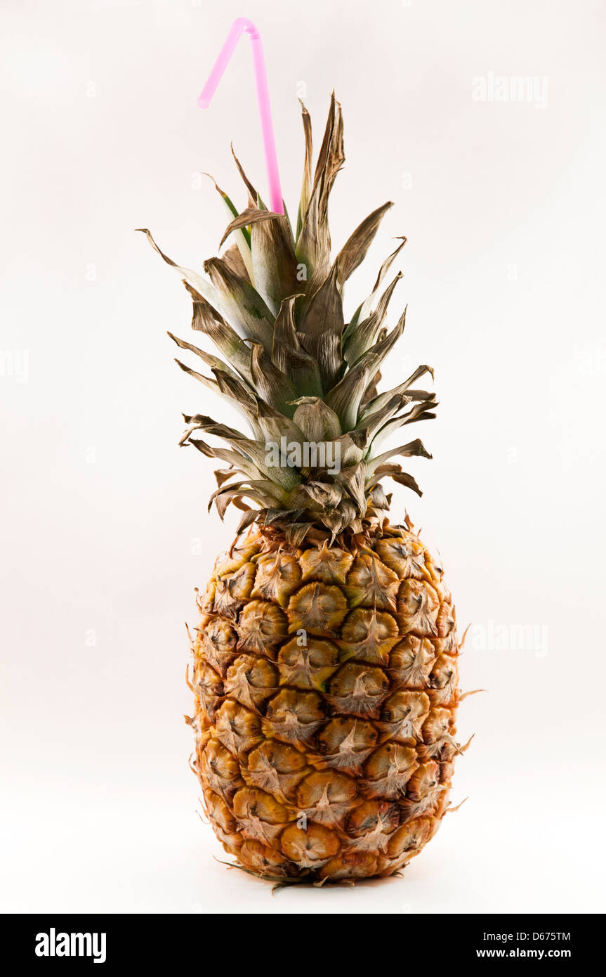 large pineapple and rich to eat well Stock Photo - Alamy