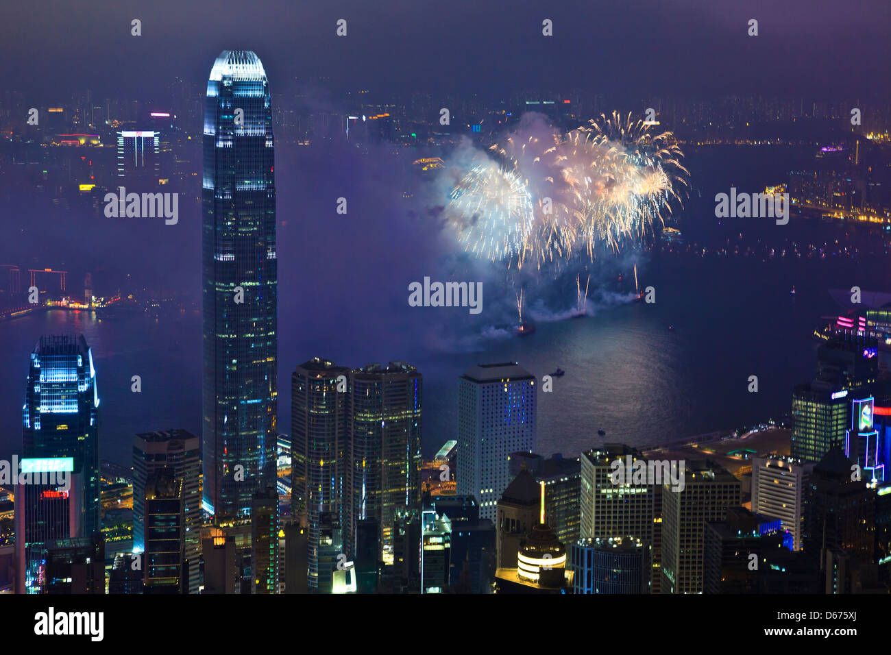 Hongkong fireworks hi-res stock photography and images - Alamy