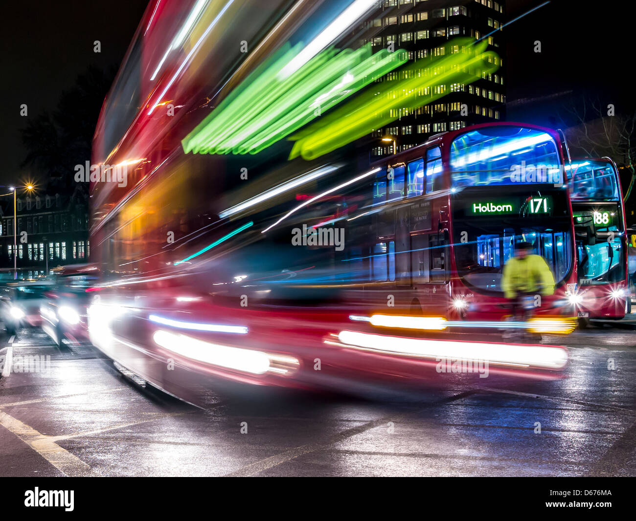 London night bus passengers hi-res stock photography and images - Alamy