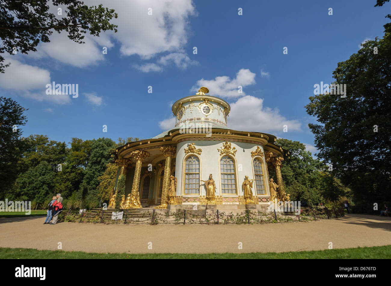 Chinese tea house in Sanssouci Park. Potsdam, Germany Stock Photo - Alamy
