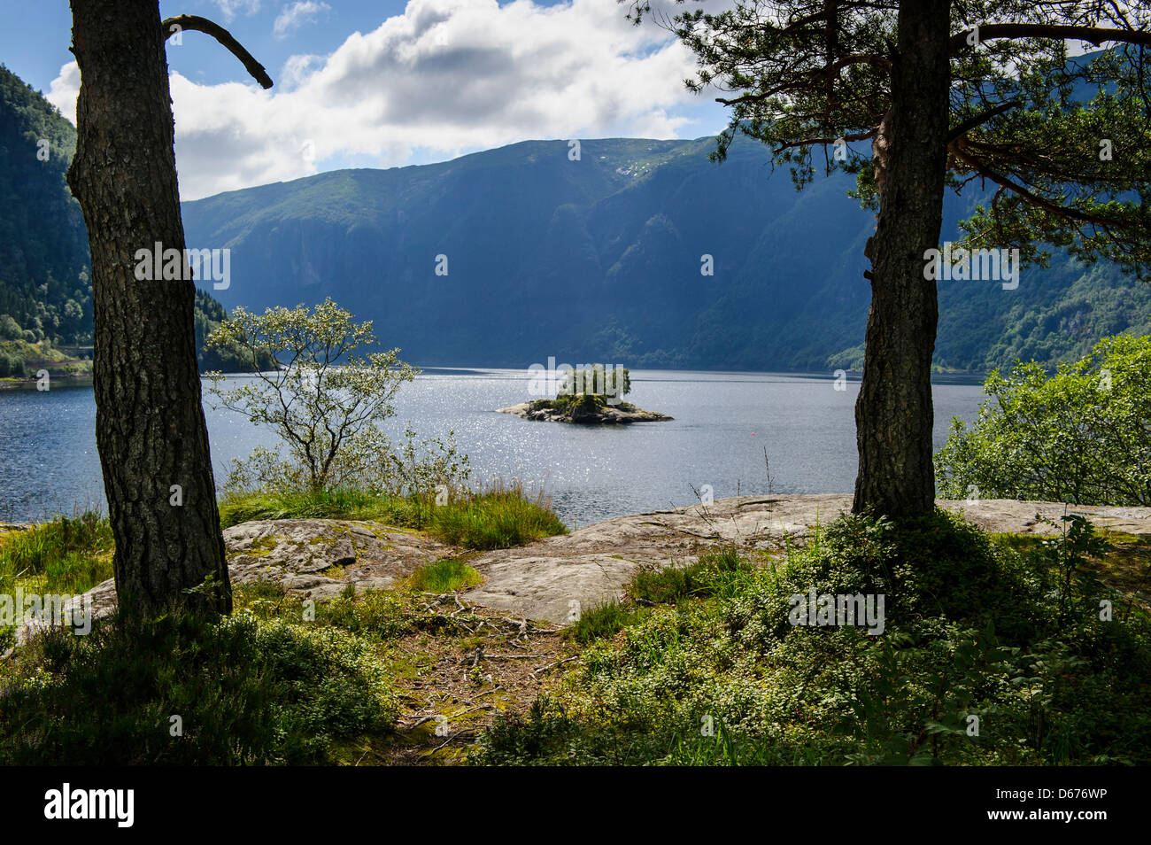 fjord near voss, hordaland, norway Stock Photo - Alamy
