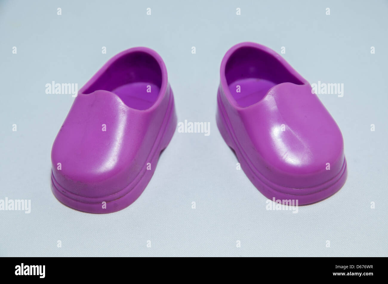 lilac shoes on a white background Stock Photo - Alamy