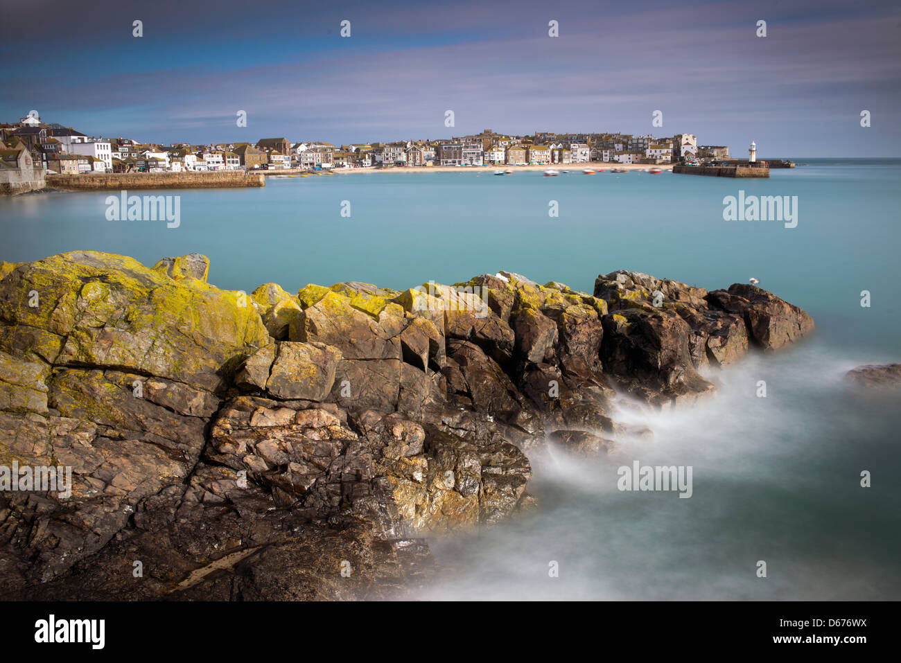 St Ives morning Stock Photo - Alamy