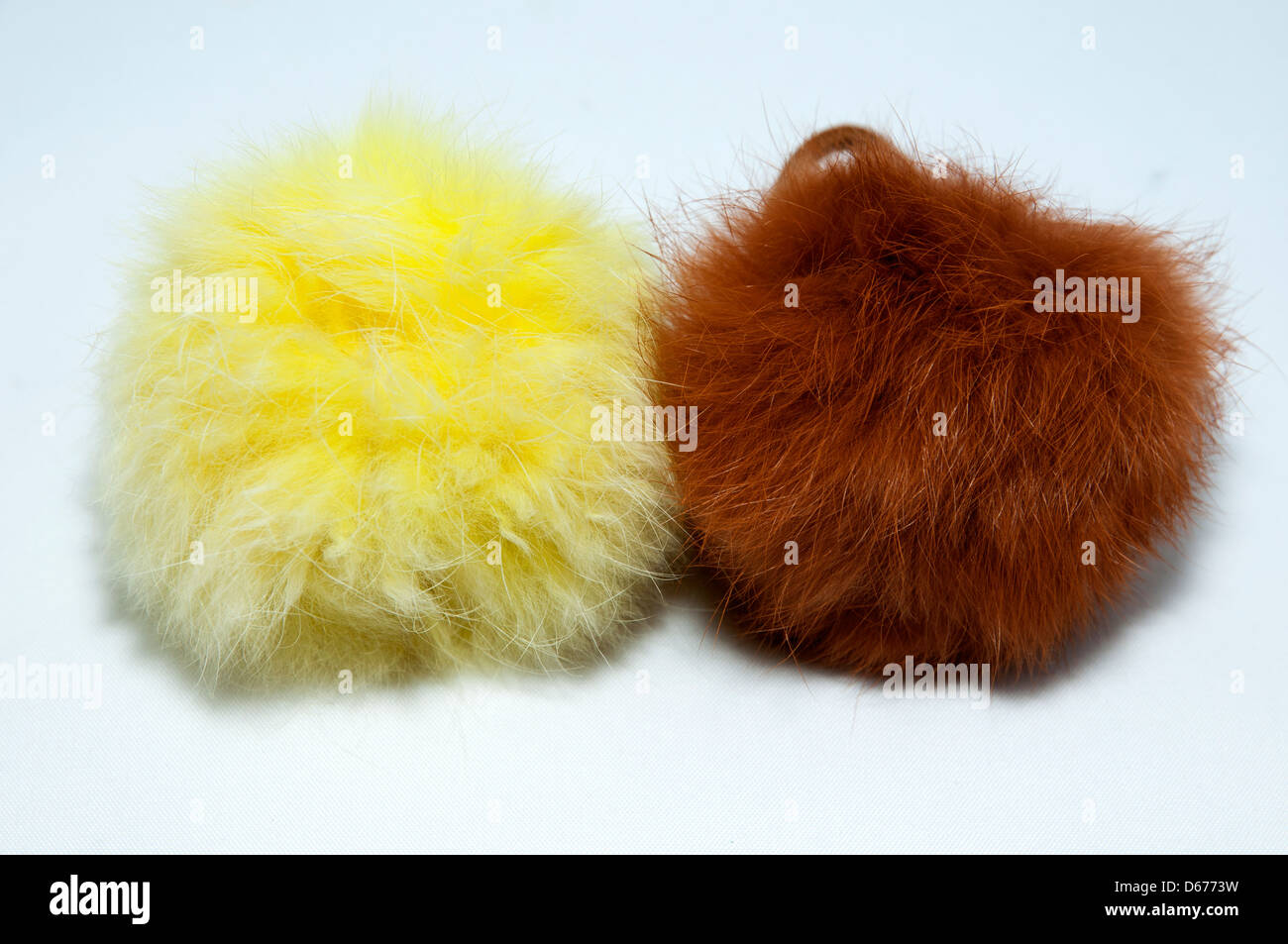 soft fluff of yellow and brown Stock Photo - Alamy