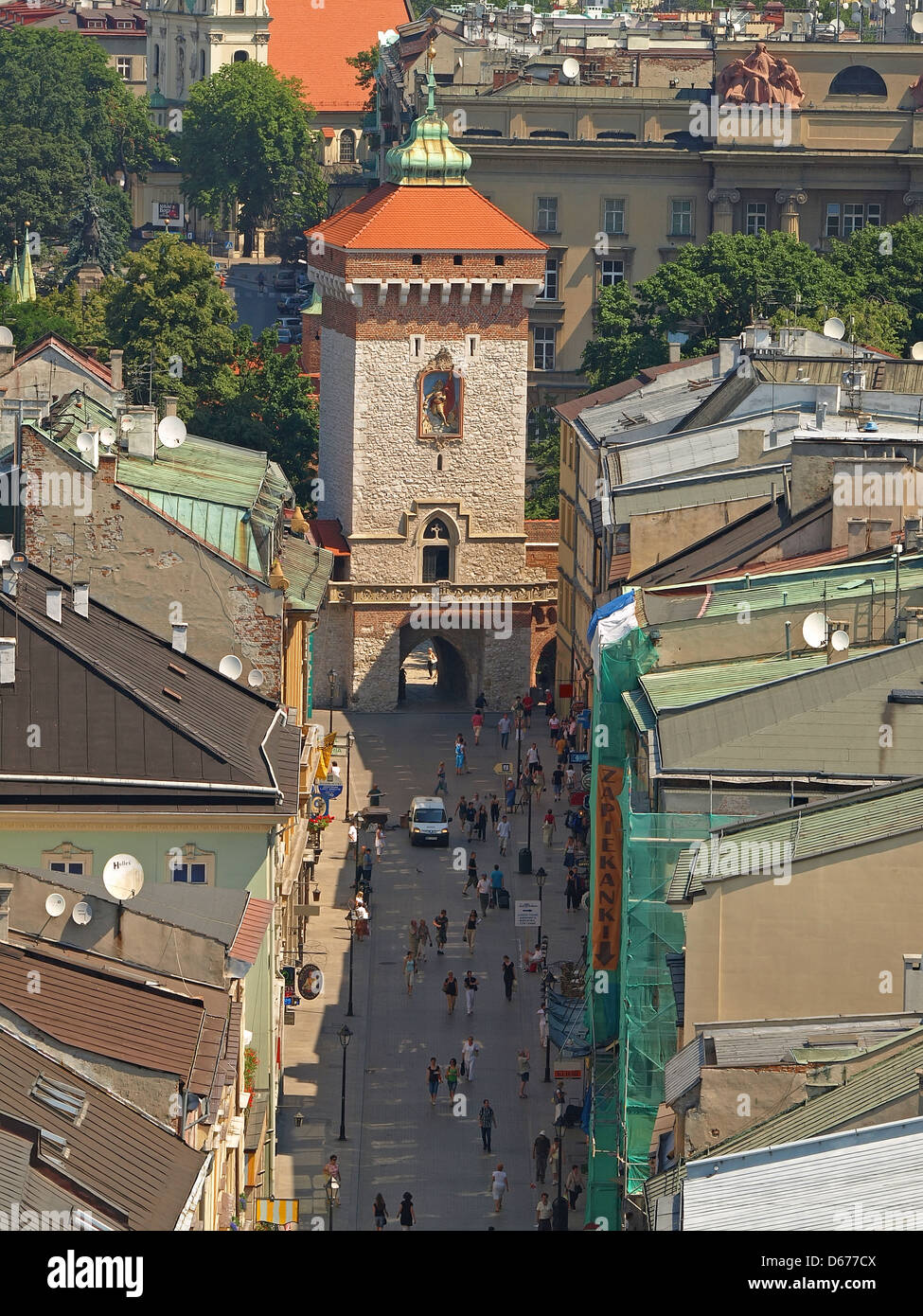 Krakow, Poland, Florianska street Stock Photo - Alamy