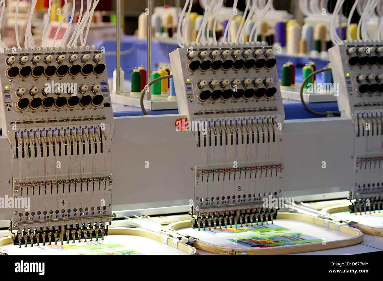 Embroidery machine hi-res stock photography and images - Alamy