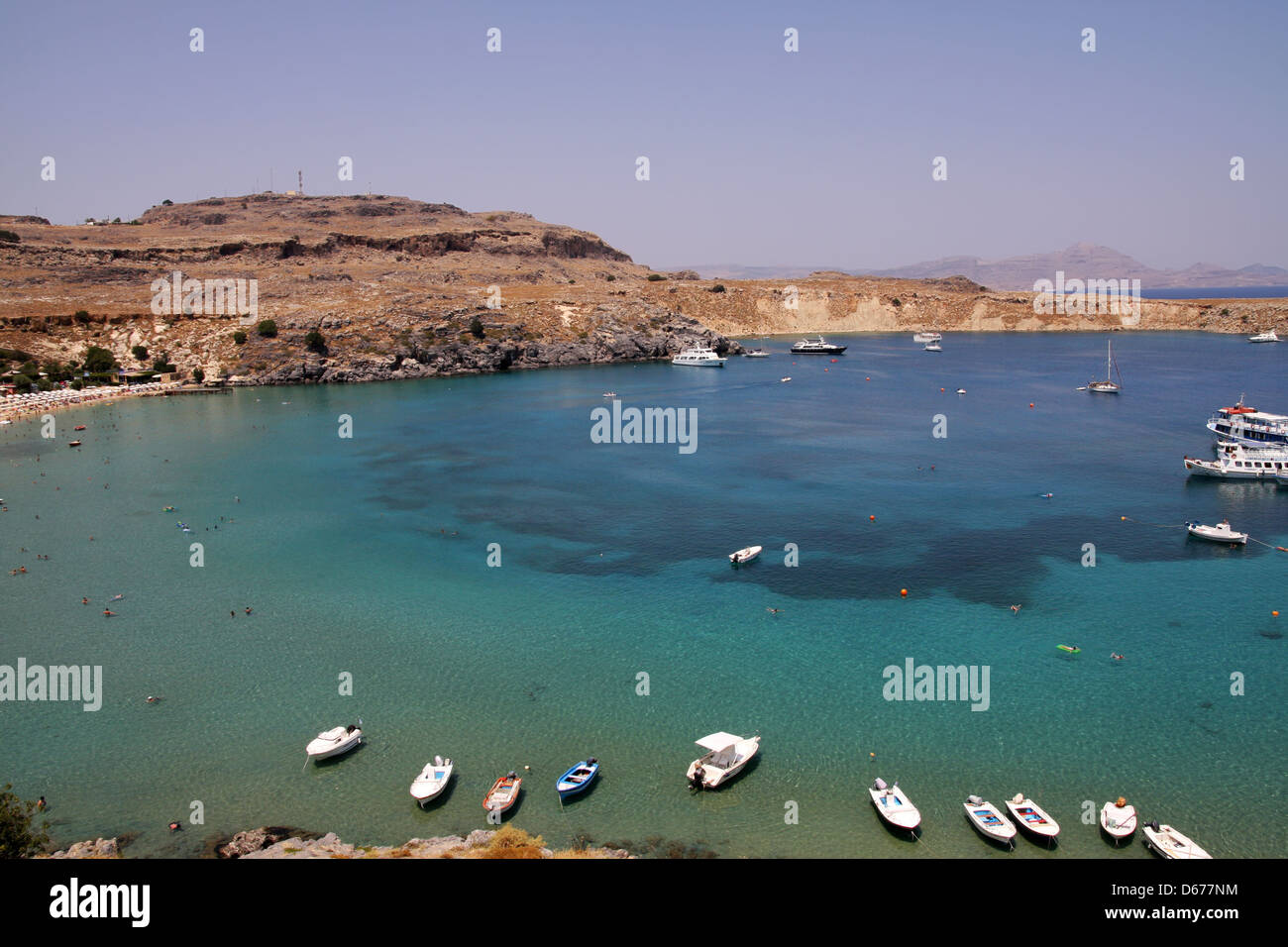 Lindos boat hi-res stock photography and images - Alamy