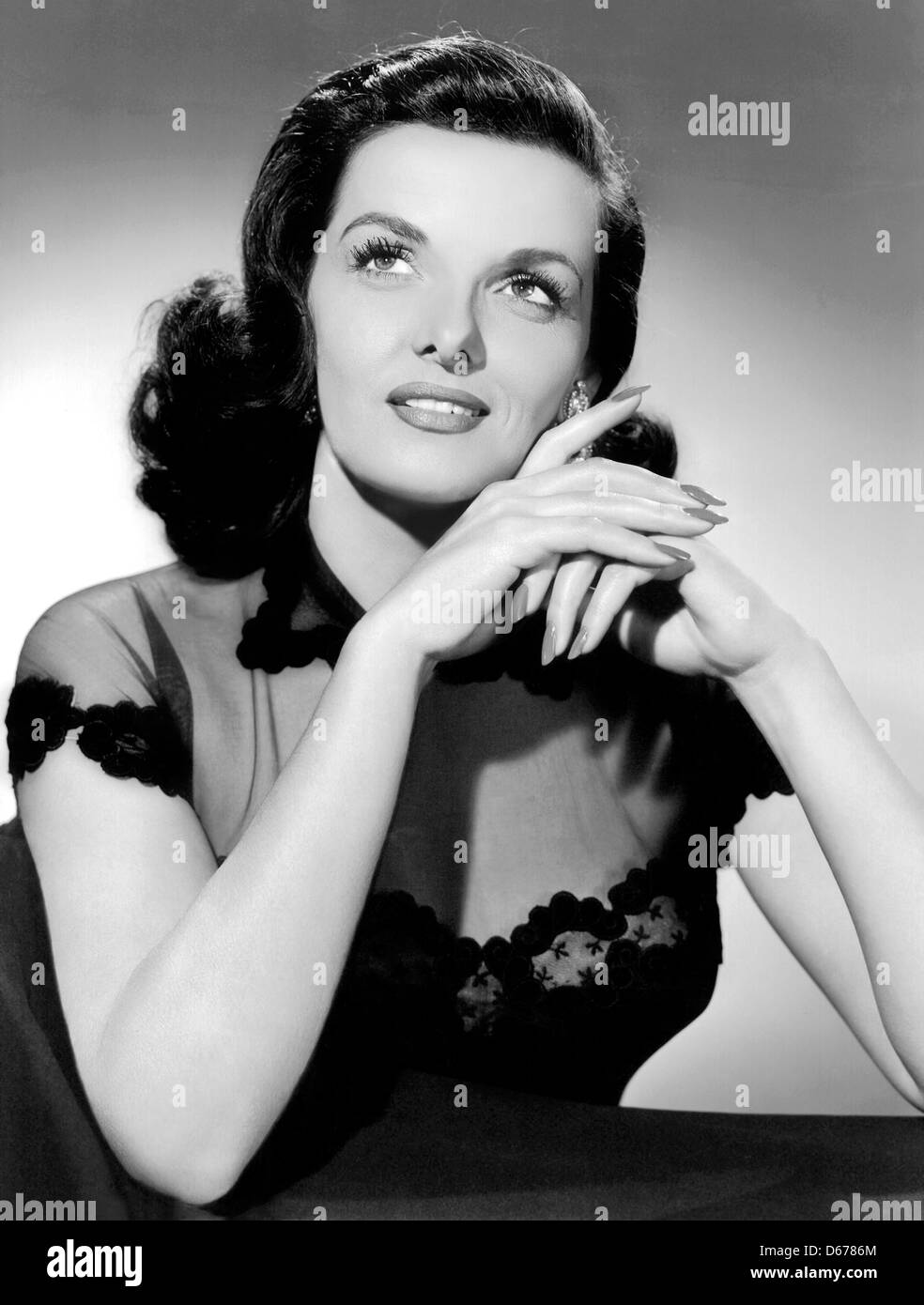 JANE RUSSELL (1921-2011) US film actress about 1945 Stock Photo - Alamy