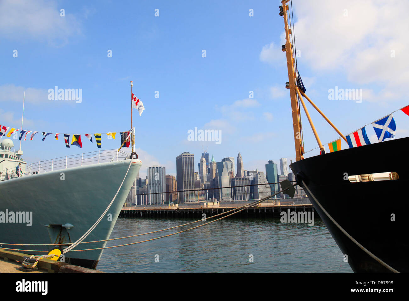 Fleet week ship in Brooklyn NY Stock Photo - Alamy