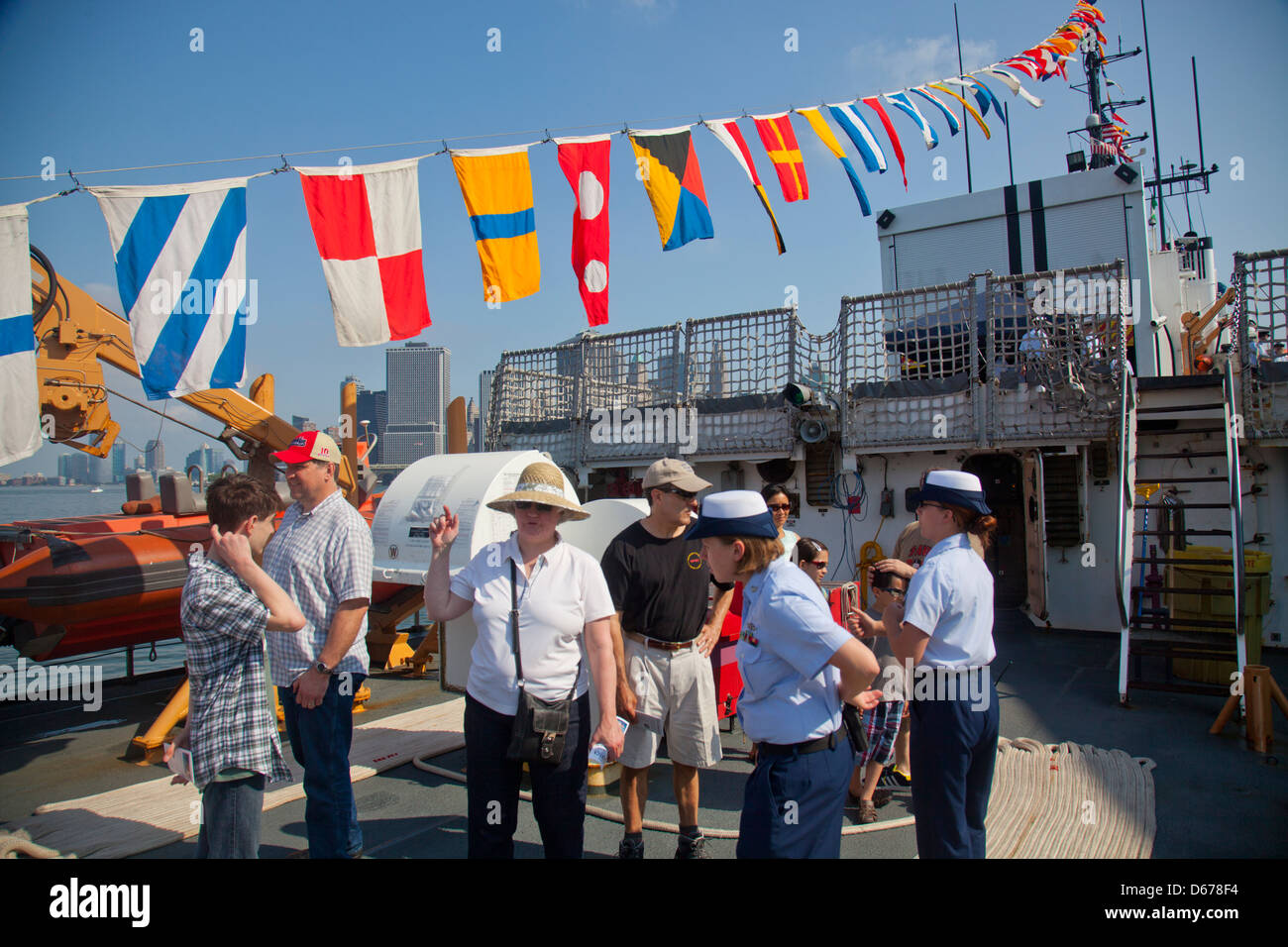 Fleet week ship in Brooklyn NY Stock Photo - Alamy