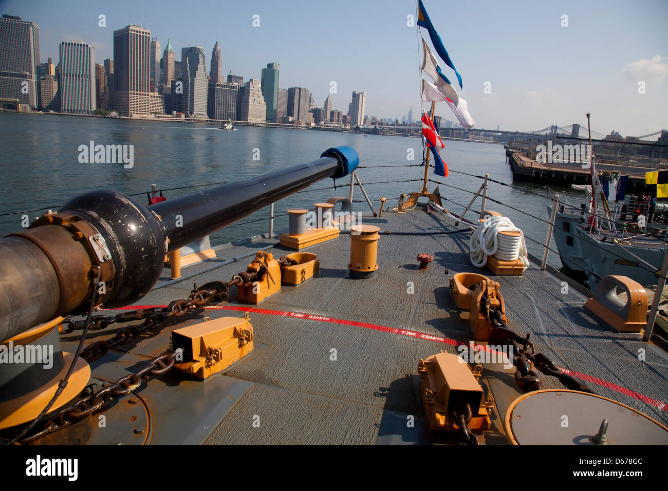Fleet week ship in Brooklyn NY Stock Photo - Alamy
