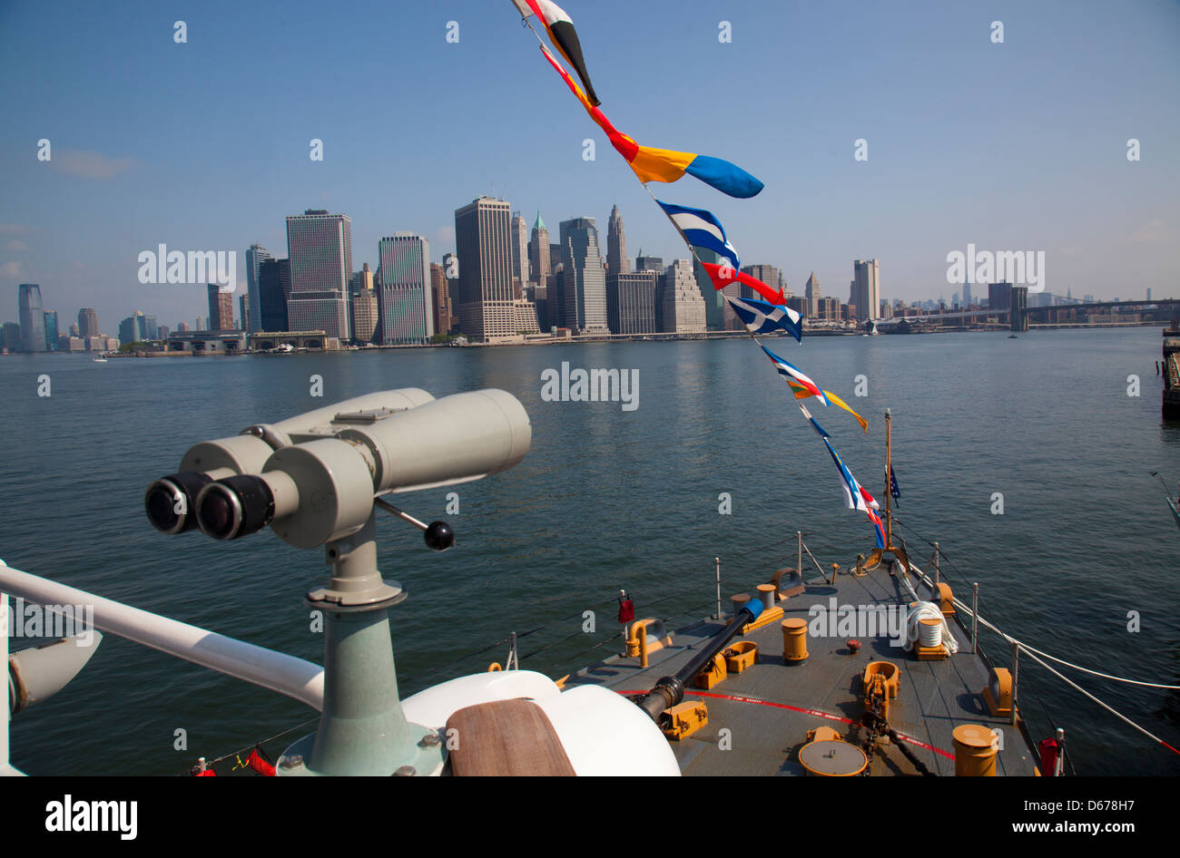 Fleet week ship in Brooklyn NY Stock Photo - Alamy